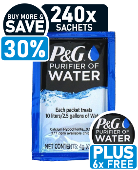 P&G Purifier of Water Sachets - Bio Cache